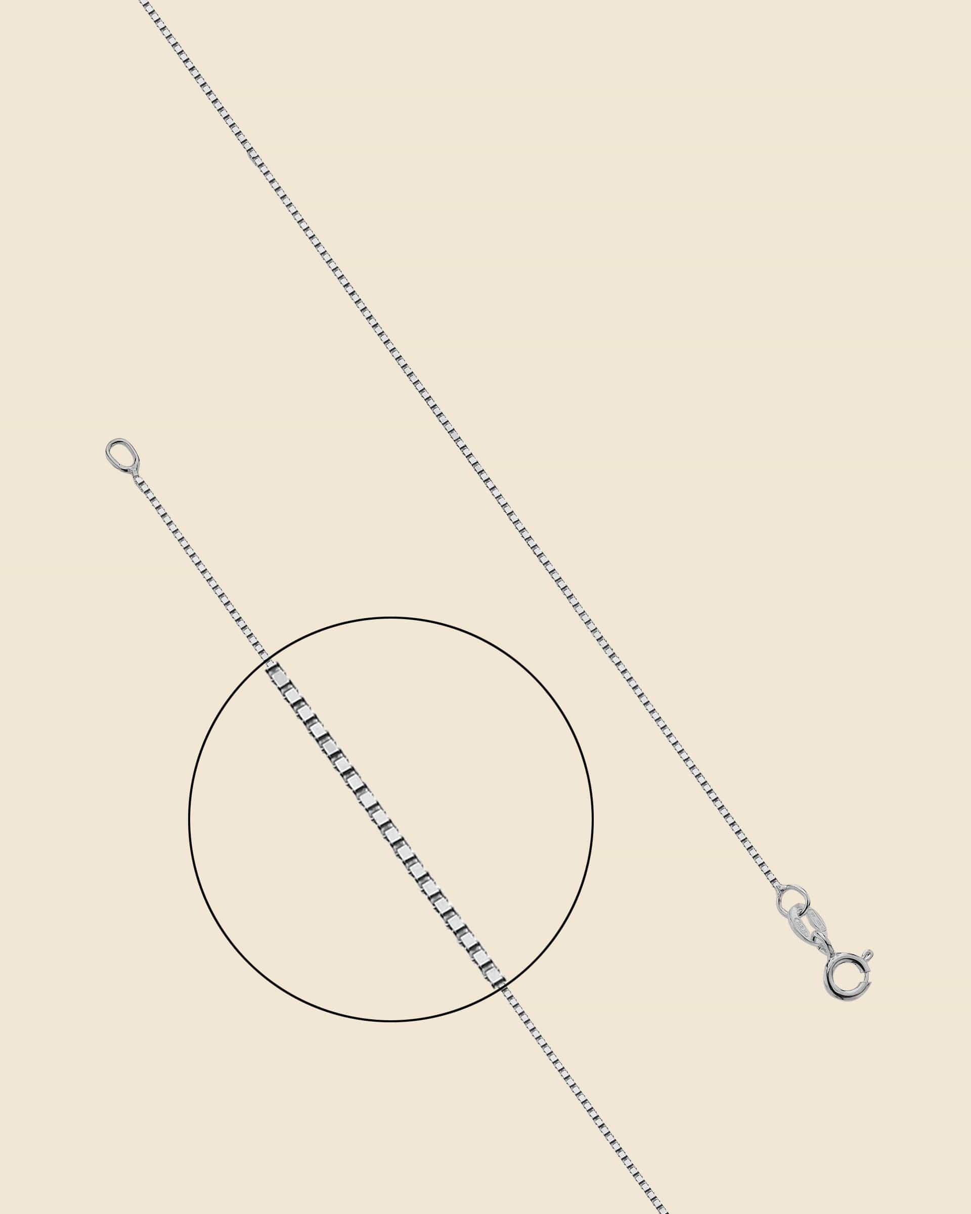 Sterling Silver Light Box Chain